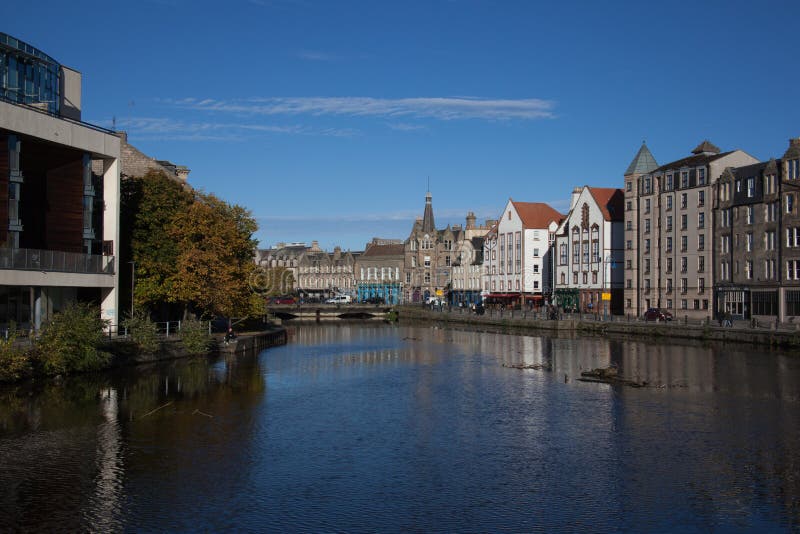 Views Along the Shore at Leith, Edinburgh, Scotland in the UK Editorial ...