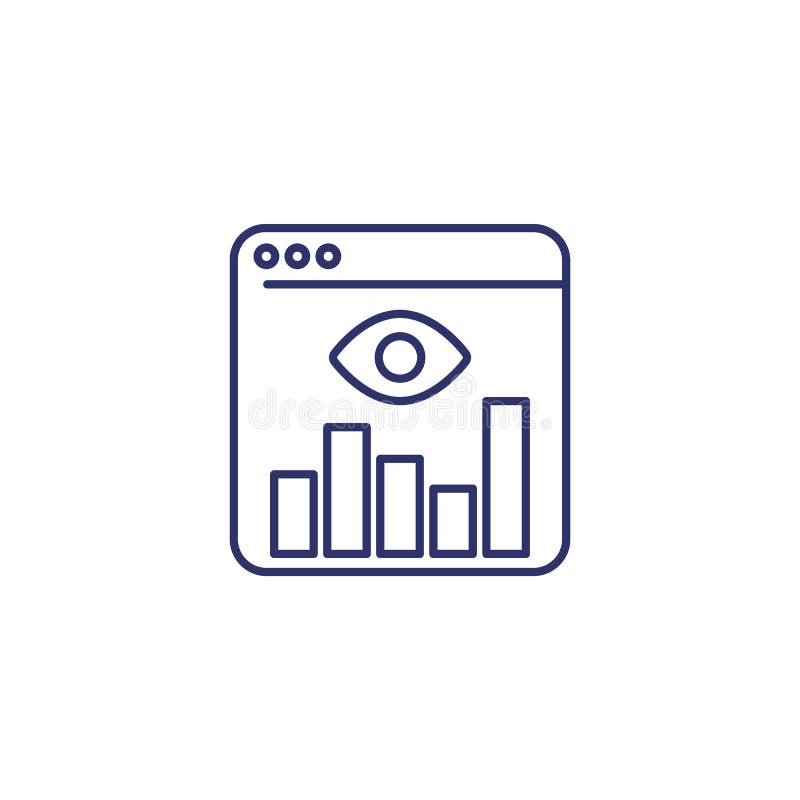 Page Views Icon Stock Illustrations – 208 Page Views Icon Stock ...