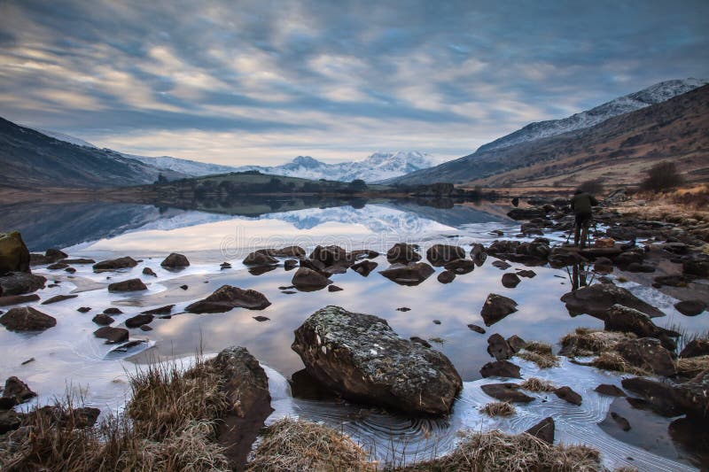 Views around Snowdonia stock image. Image of cold, tundra - 28699643
