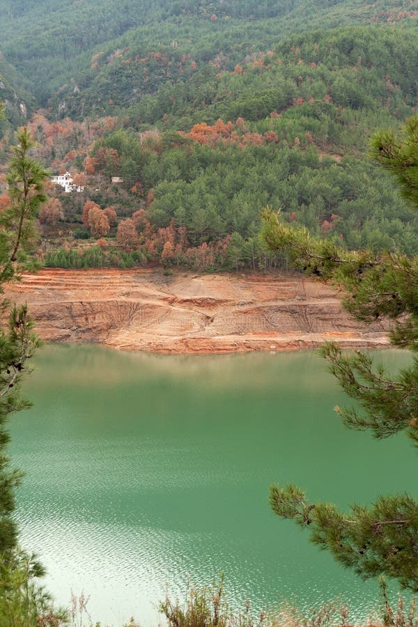 Views of the azure lake stock photo. Image of tourism - 17771286