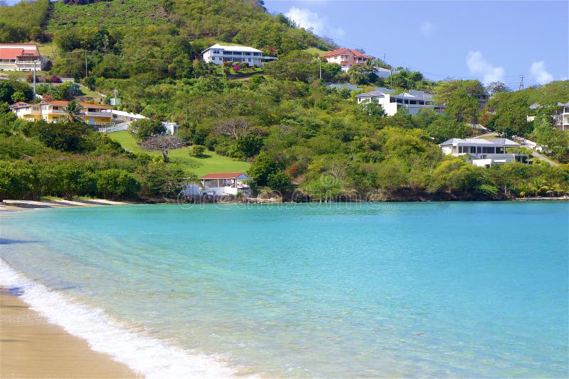 Views and Beaches of Grenada, Caribbean Stock Photo - Image of coast ...