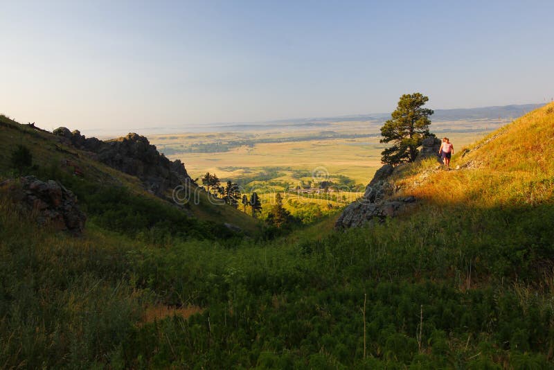 Views at Bear Butte State Park, South Dakota in Summer Editorial Stock ...