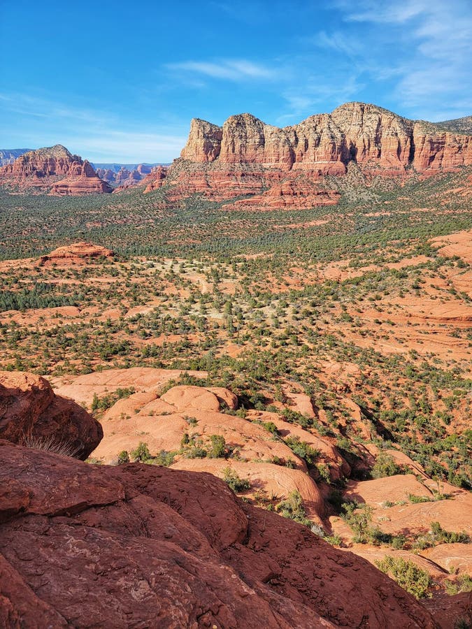 Views from Bell Rock in Sedona, Arizona Stock Photo - Image of bell ...