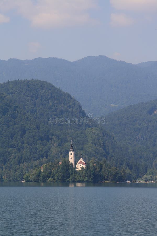 The Views of Blead, Slovenia, Year 2008 Stock Photo - Image of european ...