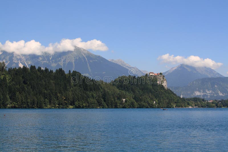 The Views of Blead, Slovenia, Year 2008 Stock Photo - Image of scene ...