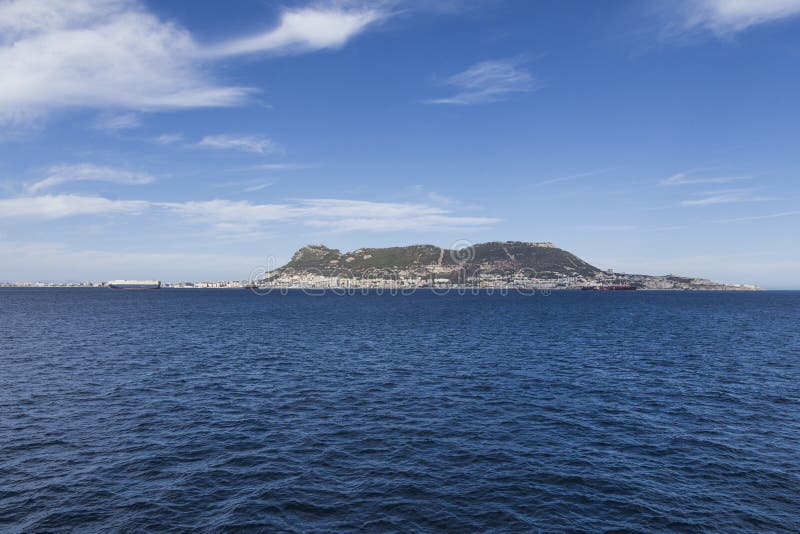 Crossing the Strait of Gibraltar by Ferry Stock Photo - Image of europa ...