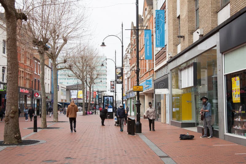 Views of Broad Street in Reading, Berkshire in the UK Editorial Image ...