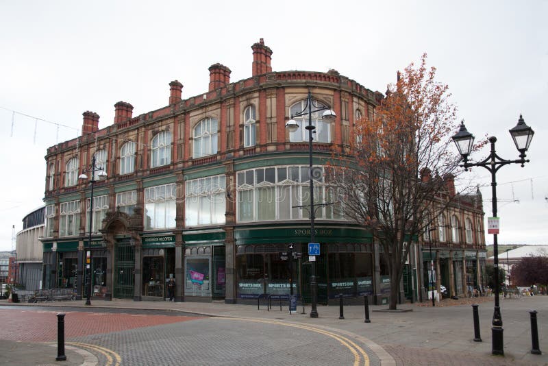 Views of Buildings in Rotherham Town Centre in Yorkshire in the UK ...