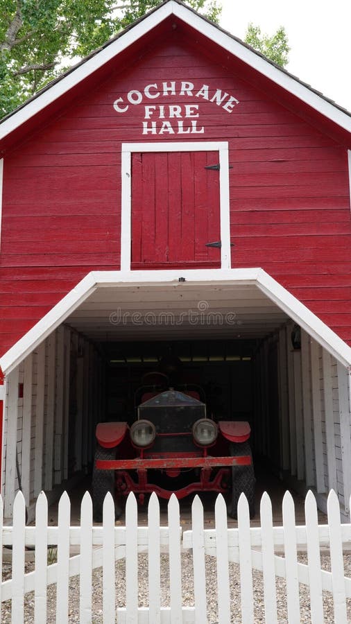 Fire Hall from the Calgary S Heritage Park Editorial Photography ...