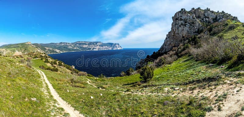 Views of the Cape Aya stock image. Image of scope, view - 71316375