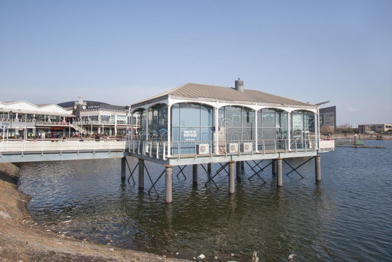 Views of Cardiff Bay in Cardiff, Wales in the UK Editorial Stock Image ...