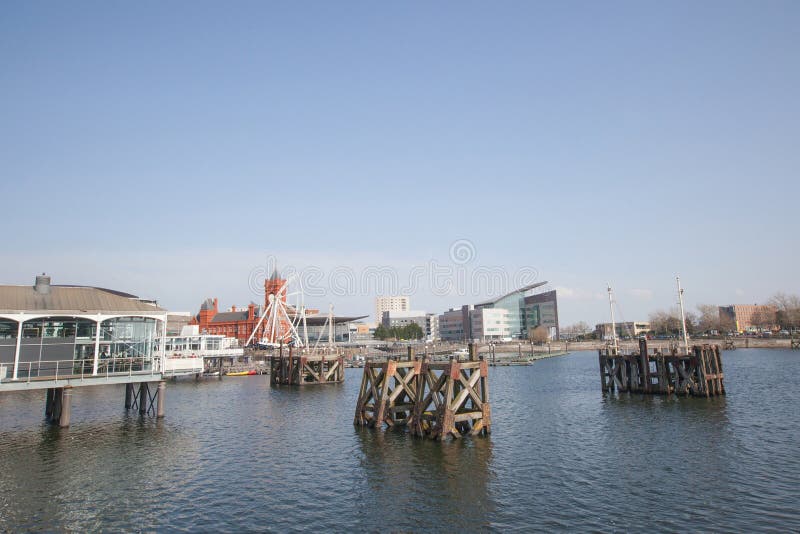 Views of Cardiff Bay in Cardiff, Wales in the UK Editorial Photography ...