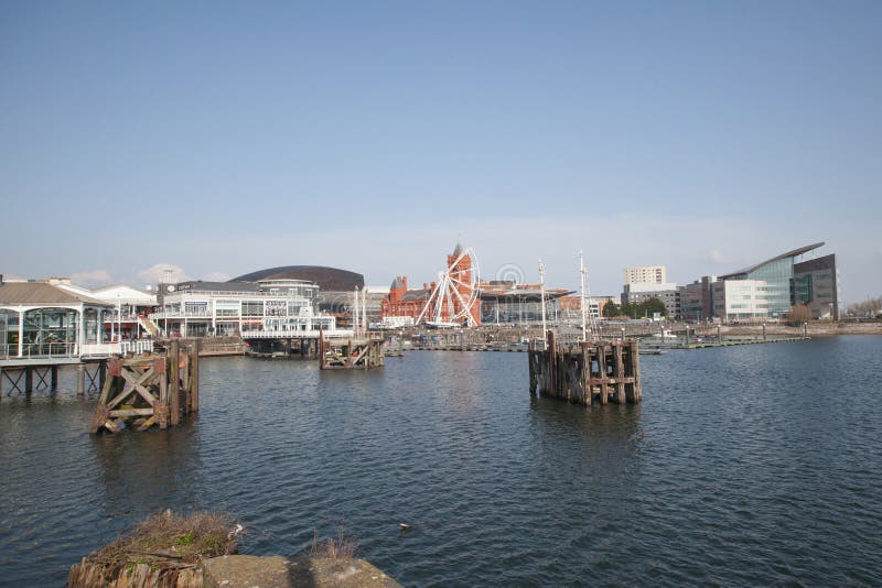 Views of Cardiff Bay in Cardiff, Wales in the UK Editorial Photography ...