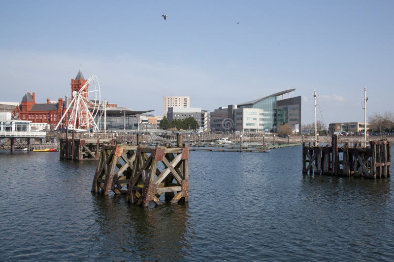 Views of Cardiff Bay in Cardiff, Wales in the UK Editorial Image ...