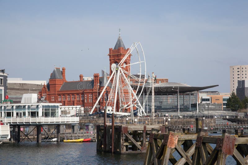 Views of Cardiff Bay in Cardiff, Wales in the UK Editorial Image ...
