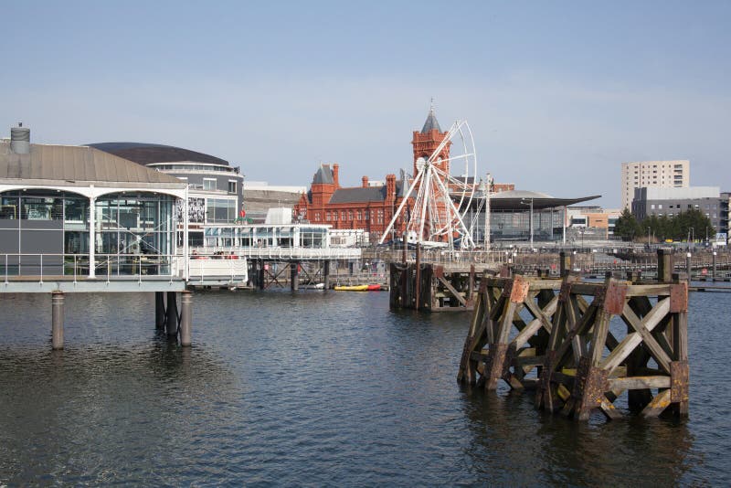 Views of Cardiff Bay in Cardiff, Wales in the UK Editorial Photography ...
