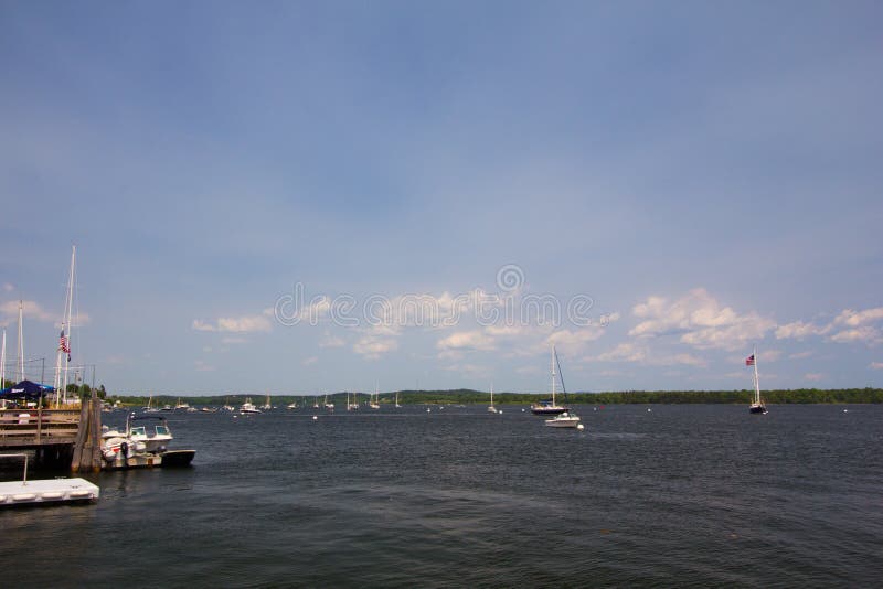 Views at Castine, Maine in Summer Editorial Stock Photo - Image of ...