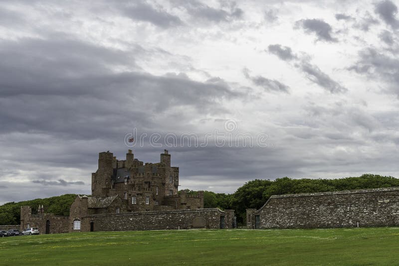 The Castle of Mey (formerly Barrogill Castle) Editorial Stock Image ...