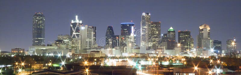 View of the Skyline of Dallas, Texas Stock Photo - Image of ...