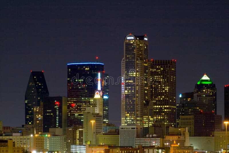 View of the Skyline of Dallas, Texas Stock Image - Image of ...
