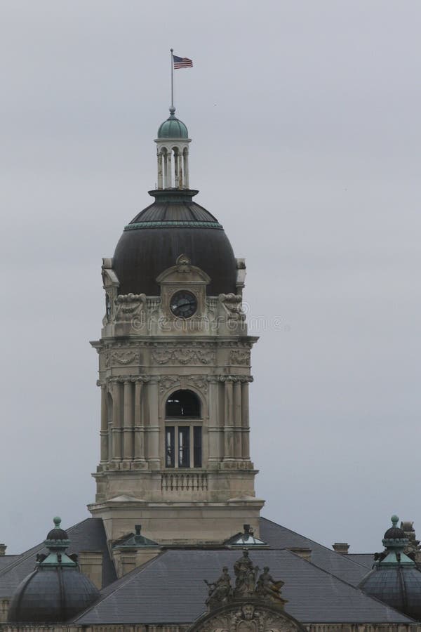 Old Vanderburgh County Courthouse, Evansville, Indiana Stock Image ...