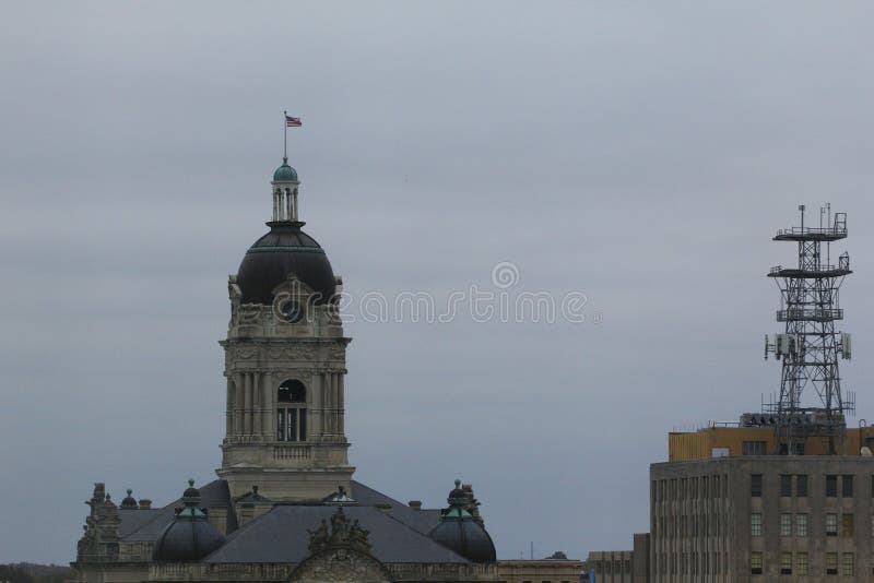 Old Vanderburgh County Courthouse, Evansville, Indiana Editorial Photo ...