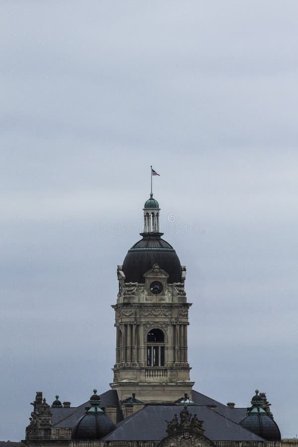 Old Vanderburgh County Courthouse, Evansville, Indiana Stock Photo ...