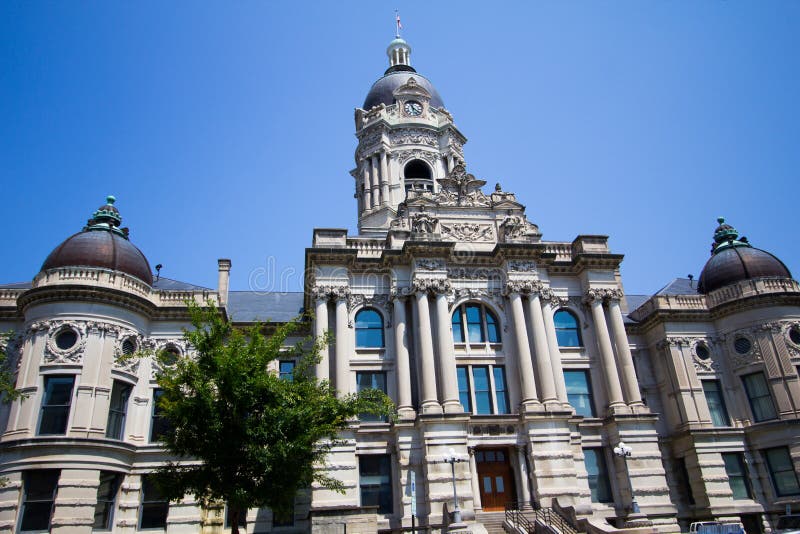 Old Vanderburgh County Courthouse, Evansville, Indiana Stock Image ...