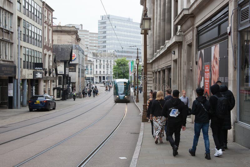 Views of Flying Horse Walk in Nottingham in the UK Editorial Image ...