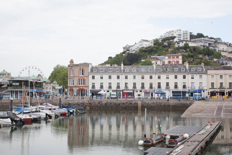 Views of the Harbour in Torquay, Devon in the UK Editorial Stock Image ...
