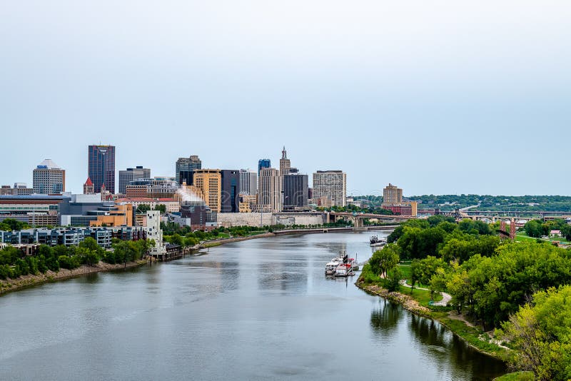 Views from the High Bridge Overlook Stock Image - Image of overcast ...