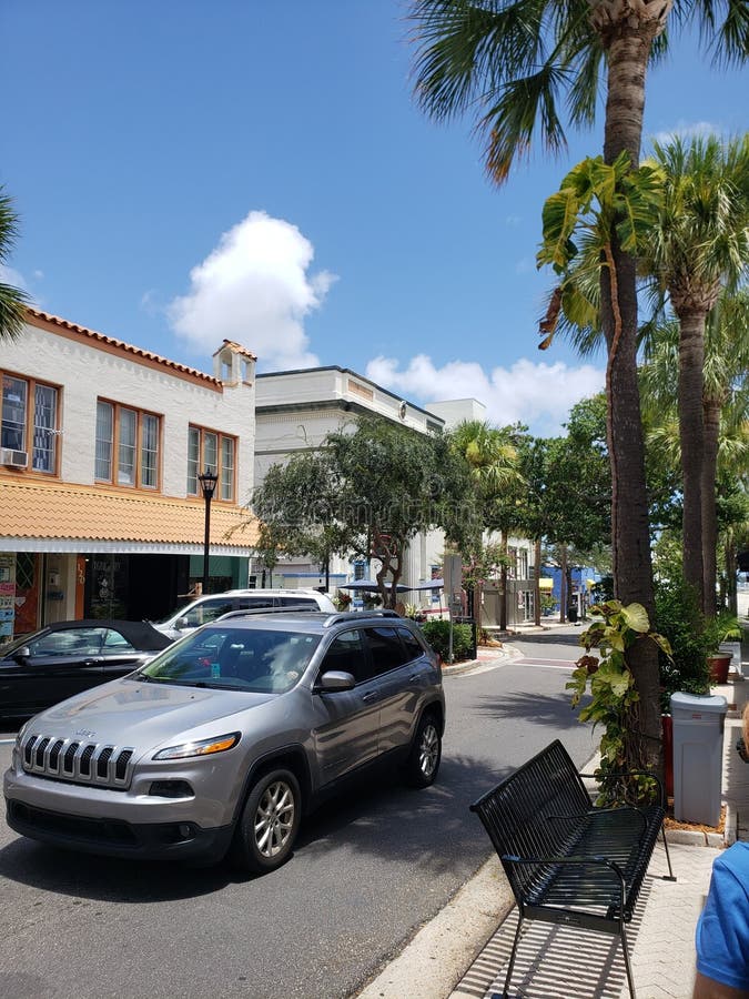Historic Downtown Cocoa, Florida in Summer Editorial Image - Image of ...