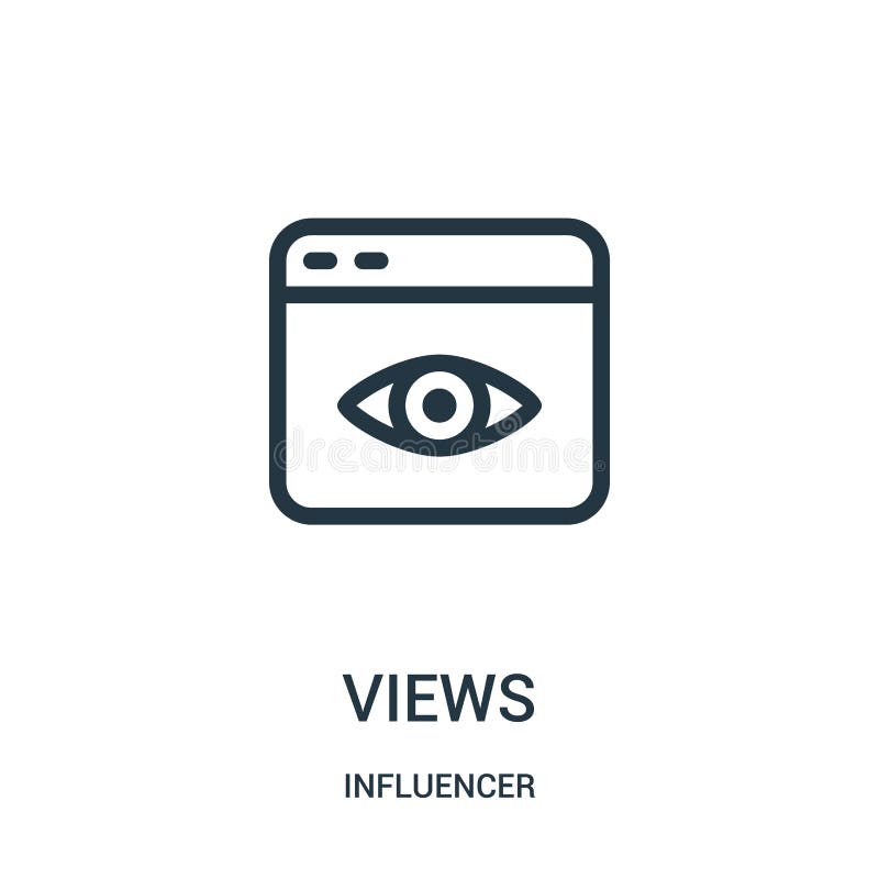 Views Icon. Filled Views Icon for Website Design and Mobile, App ...