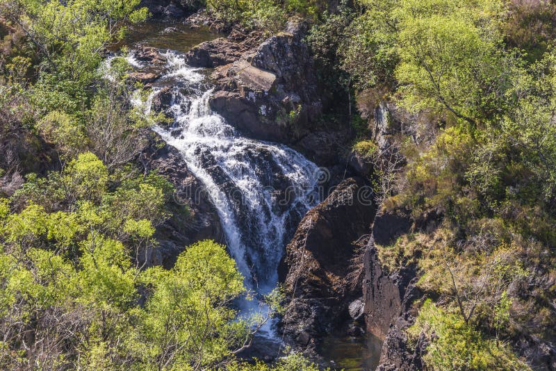 Inchree fall walk stock image. Image of linnhe, ballaculish - 123458901