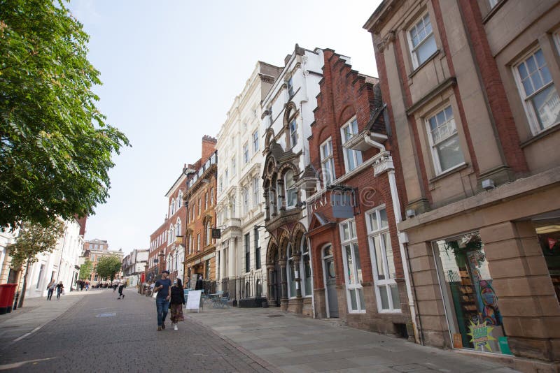 Views of Low Pavement in Nottingham in the UK Editorial Photo - Image ...