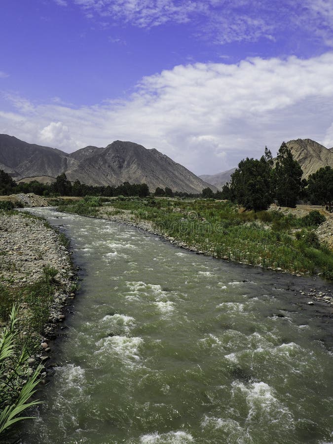 Views of the Lurin River in Peru Stock Photo - Image of outdoors, rock ...
