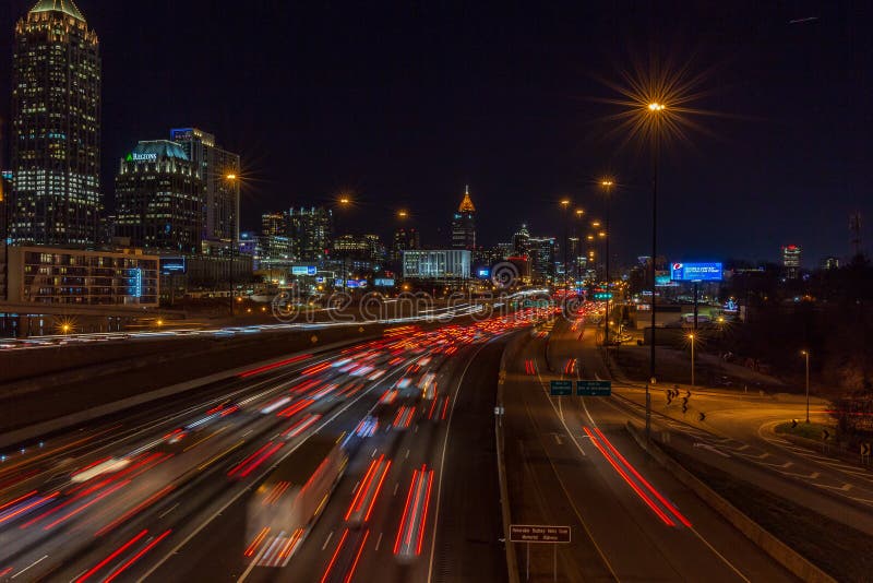 Views from Midtown Atlanta editorial stock photo. Image of midtown ...