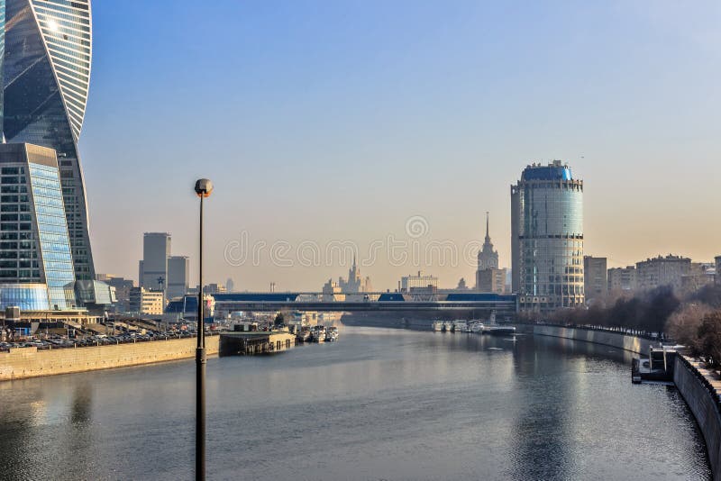 Views of Moscow,Moscow in the Spring Editorial Photography - Image of ...