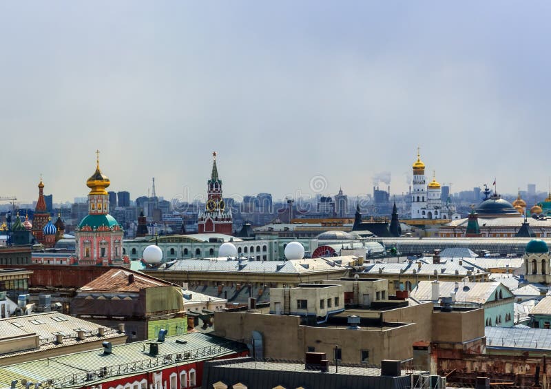 Views of Moscow,Moscow in the Spring Editorial Photography - Image of ...
