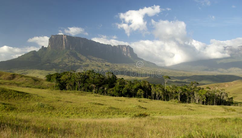 Views of Mount Roraima, Venezuela Stock Photo - Image of green, active ...