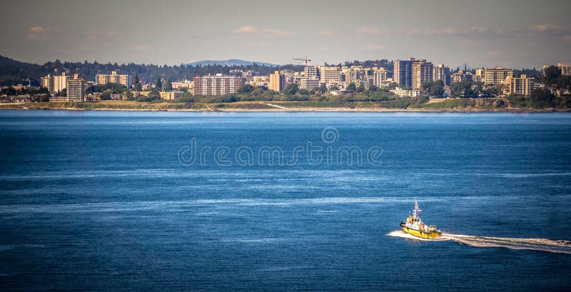 Views from Ogden Point Cruise Ship Terminal in Victoria BC.Canada Stock ...