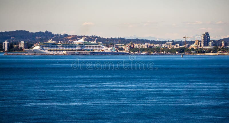 Views from Ogden Point Cruise Ship Terminal in Victoria BC.Canada Stock ...