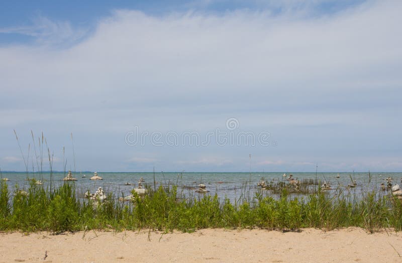 Old Mission Peninsula, North of Traverse City, Michigan in Summer Stock ...
