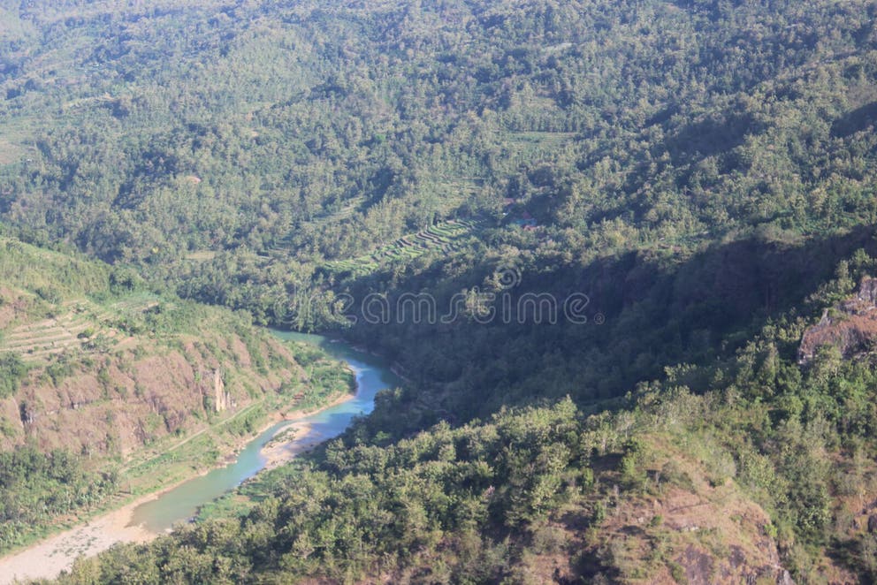 Views Over the Mountains in JOGJA Stock Photo - Image of mountains ...