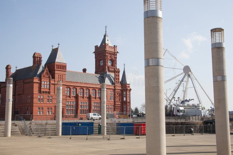 Views of the Pierhead at Cardiff Bay, Cardiff, Wales in the UK ...