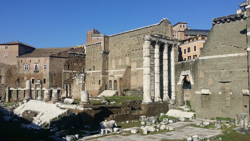 Views of the roman forum stock photo. Image of beautiful - 153818392