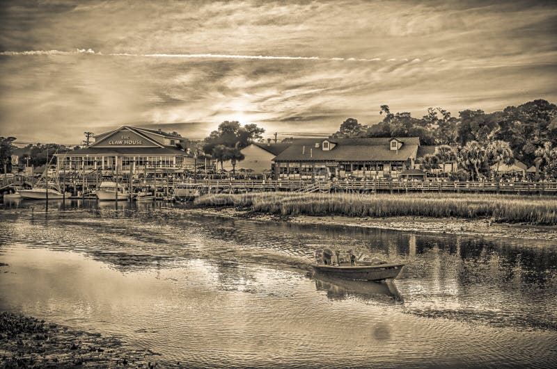 Views and Scenes at Murrells Inlet South of Myrtle Beach South Carolina ...