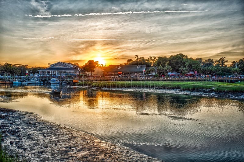Views and Scenes at Murrells Inlet South of Myrtle Beach South Carolina ...