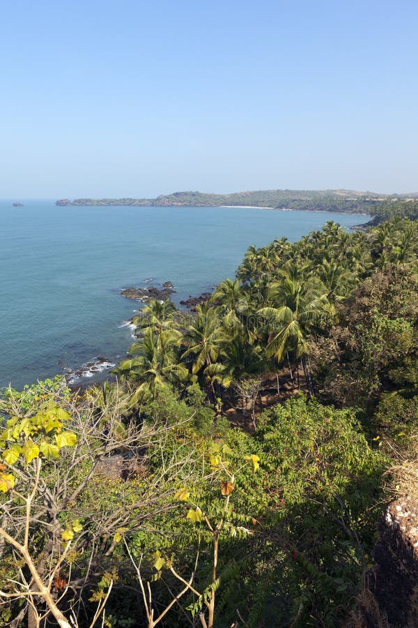 Views of South Goa coast stock image. Image of area, background - 30079799
