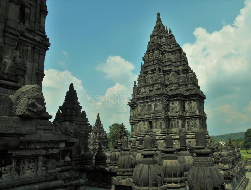 Inside Prambanan Temple Complex Stock Image - Image of java ...